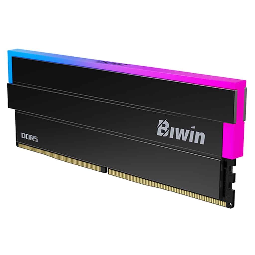BIWIN DW100 Black Opal RGB DDR5 Memory Kit ? 32?GB (2?16?GB) 6000?MT/s ...