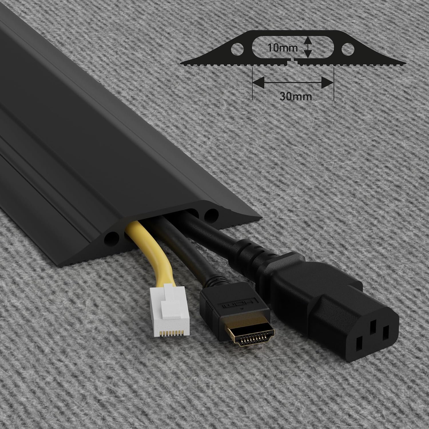 OEM FC83B/9M 9m Cable Cover in PVC, 30mm Inside dia – Bizgram Asia ...