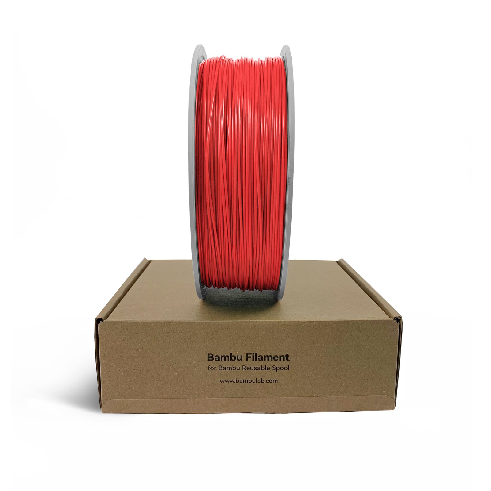 Bambu Lab A06-R0-1.75-1000-SPL Bambu PLA Silk+ – Candy Red – with Bambu ...